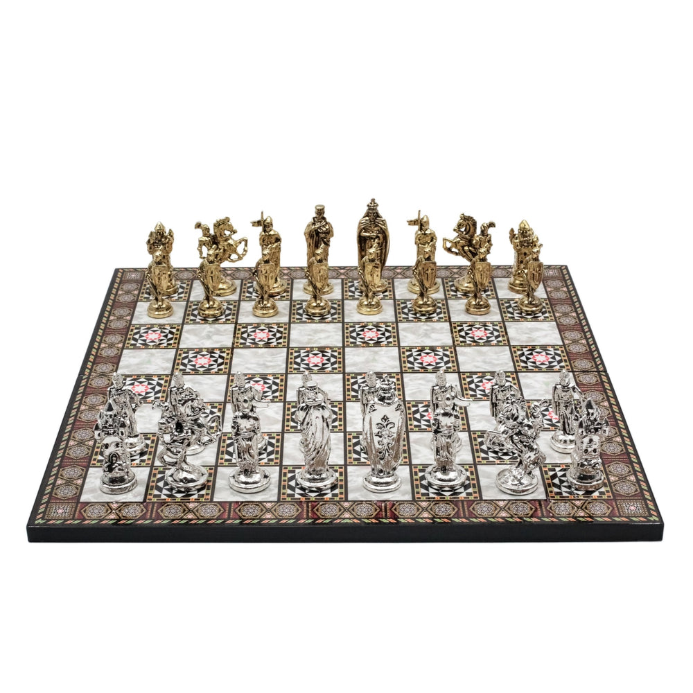 British Army Chess Set | Wooden Chess Board 44CM (17") - Cooper Chess