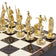 37 CM (15") Storage Chess Set with Die Cast Metal Figures (Greek ...