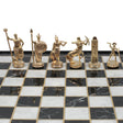 37 CM (15") Storage Chess Set with Die Cast Metal Figures (Greek ...