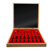 37 CM (15") Storage Chess Set with Metal Weighted Staunton Figures ...